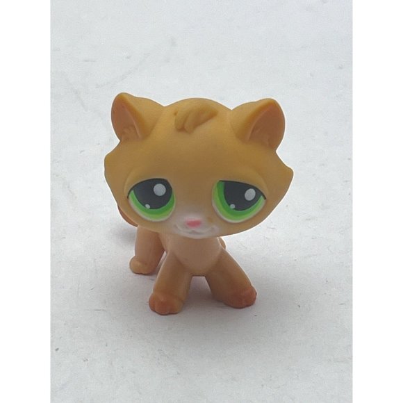 LPS | Toys | Littlest Pet Shop Lps 1 Orange Tabby Standing Walking ...